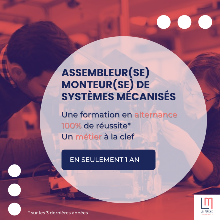 Formation Assembleur(se) Monteur(se) de Systèmes Mécanisés (AMSM)